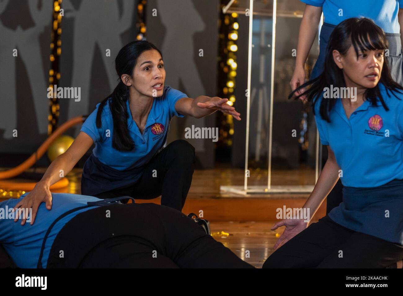 THE CLEANING LADY, from left: Elodie Yung, Martha Millan, El Diablo Que ...