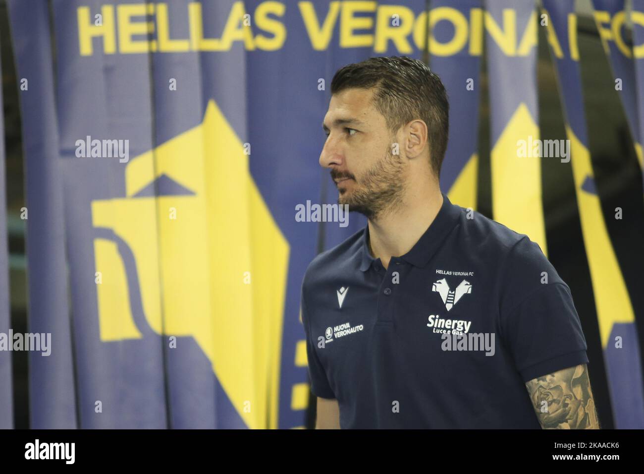 Salvatore Bocchetti Head Coach of Hellas Verona FC during Hellas Verona ...
