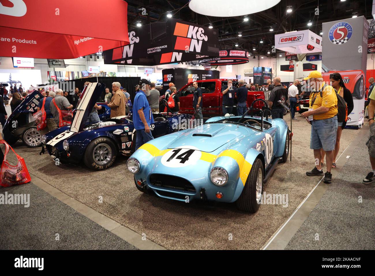 Las Vegas, United States. 01st Nov, 2022. Two Shelby Cobra's are on ...