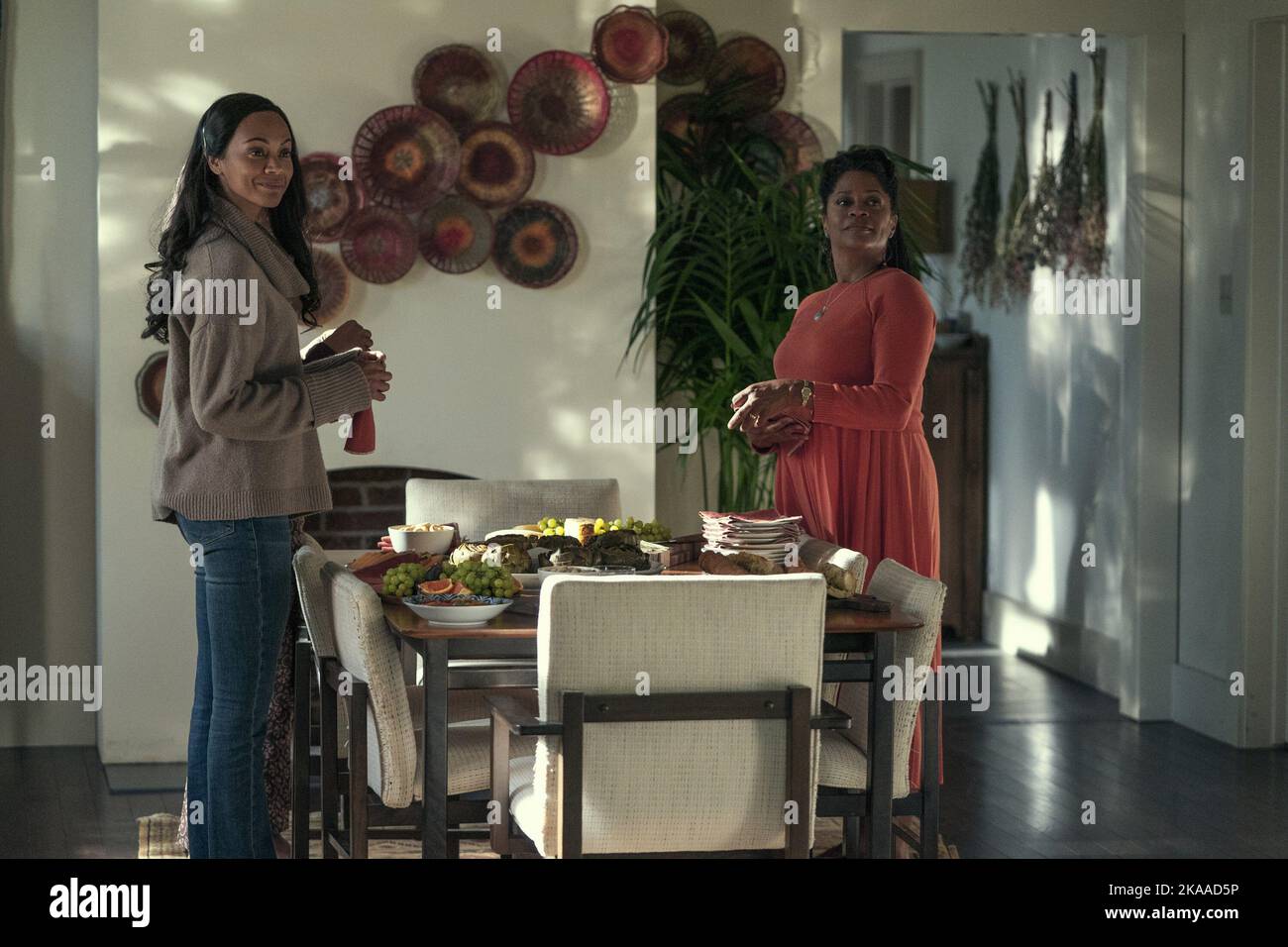 FROM SCRATCH, from left: Zoe Saldana, Judith Scott, (Season 1, ep. 105 ...