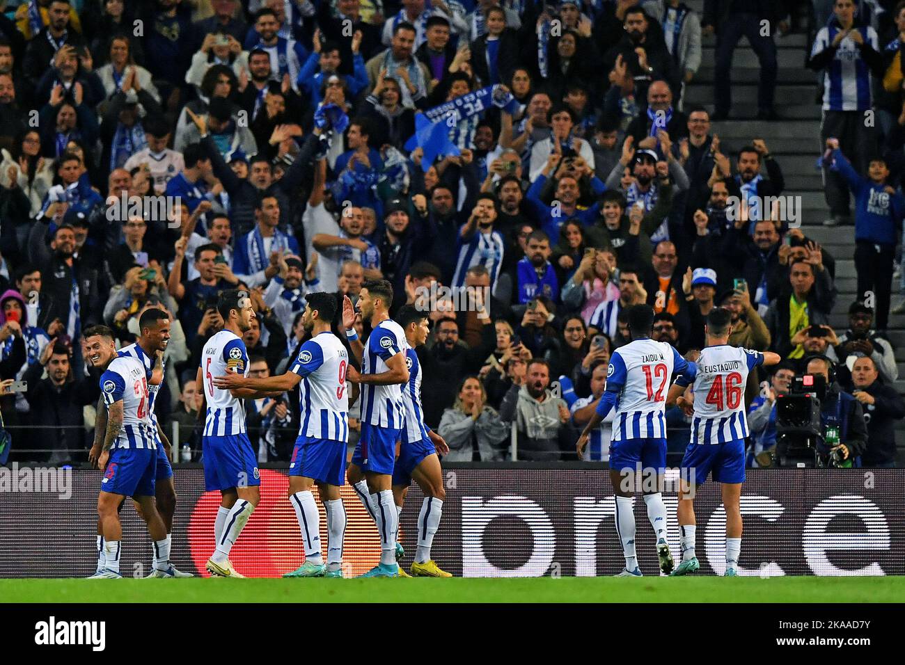 Estadio Dragao, Porto, Portugal: 1st November 2022: Jan Oblak of Atlético de Madrid, goal scored ...