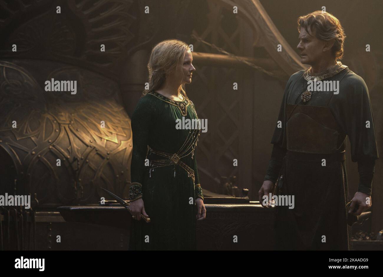 THE LORD OF THE RINGS: THE RINGS OF POWER, from left: Morfydd Clark ...