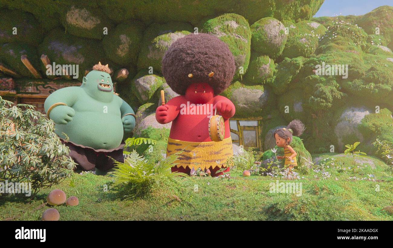 ONI: THUNDER GOD'S TALE, Putaro (voice: Omar Miller), from left ...