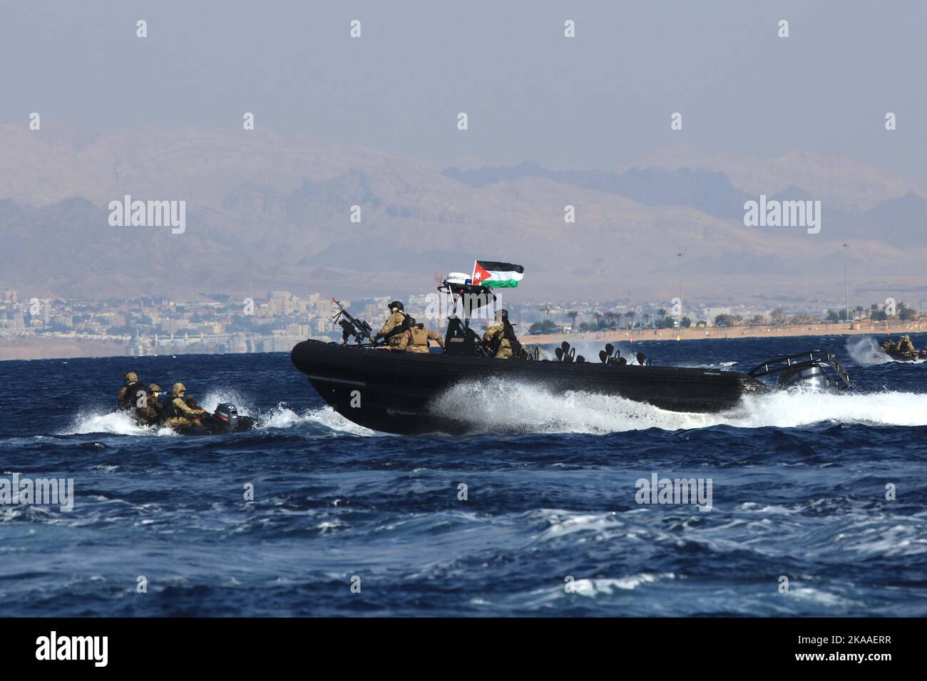 Aqaba, Jordan. 1st Nov, 2022. Jordanian special forces take part in a ...