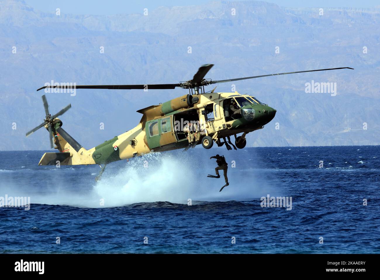 Aqaba, Jordan. 1st Nov, 2022. Jordanian special forces take part in a ...