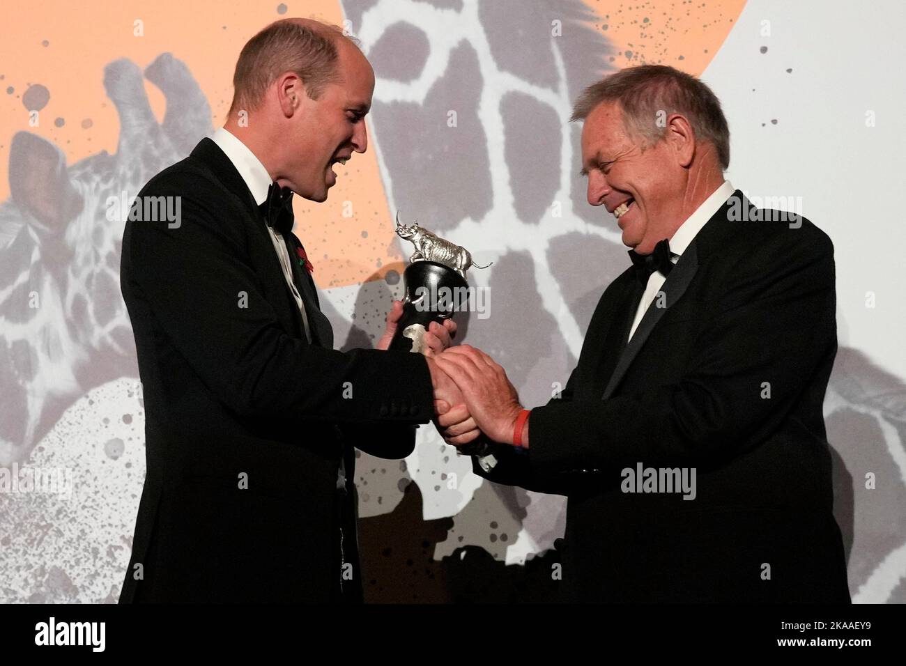 The Prince of Wales (left) awards Ian Craig with the Prince William ...