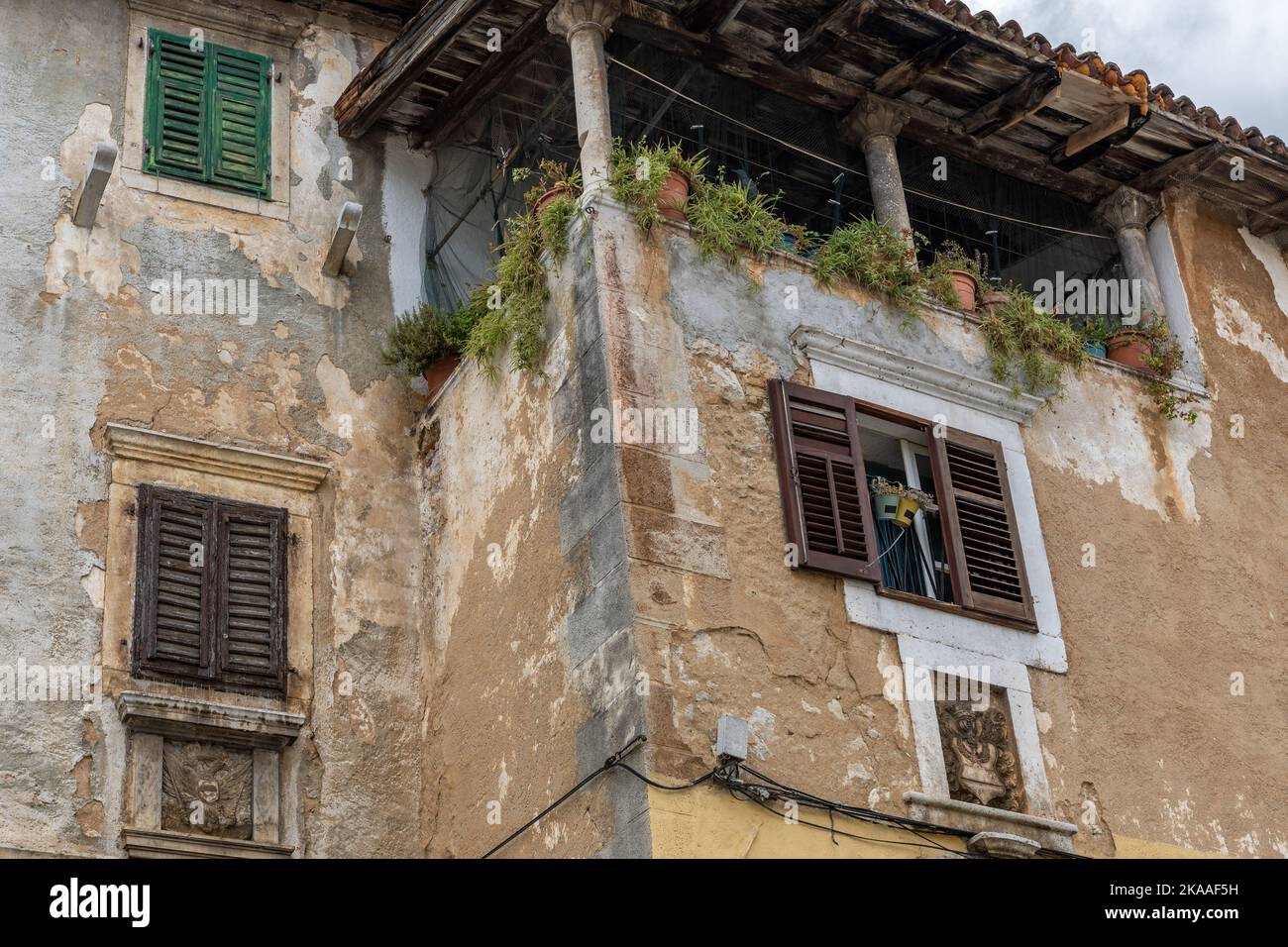 St George's House, 18th C., Strai Grad, old town, Lovran, Lungomare ...