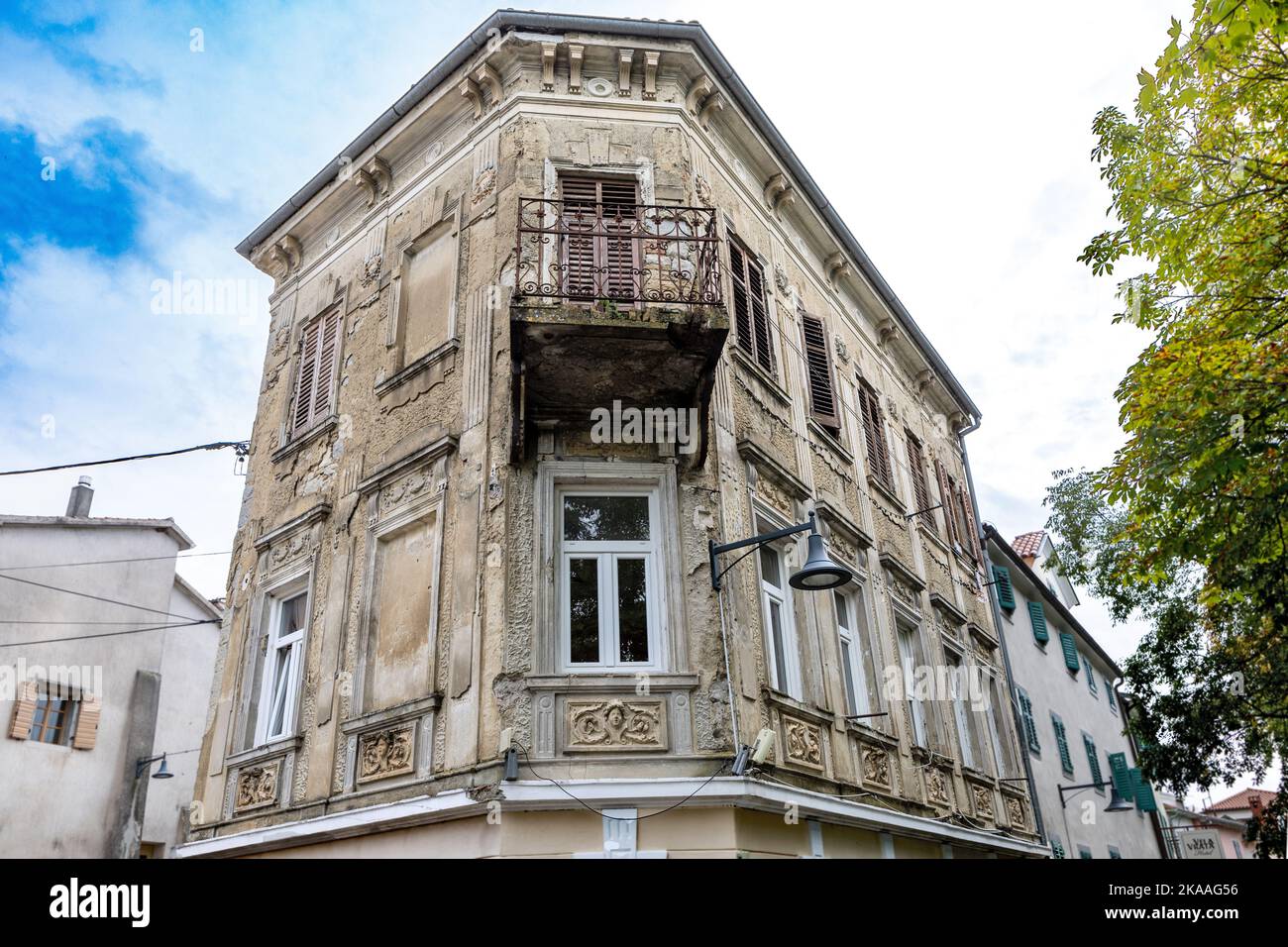Building, Buzet, Croatia Stock Photo - Alamy