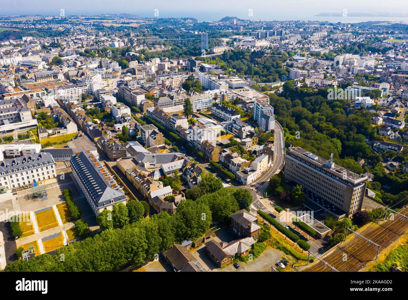 Saint-Brieuc city in Brittany region of northwest France Stock Photo ...