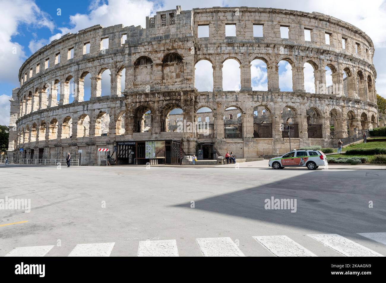 Roman Amphitheatre, Pula, Croatia Stock Photo - Alamy