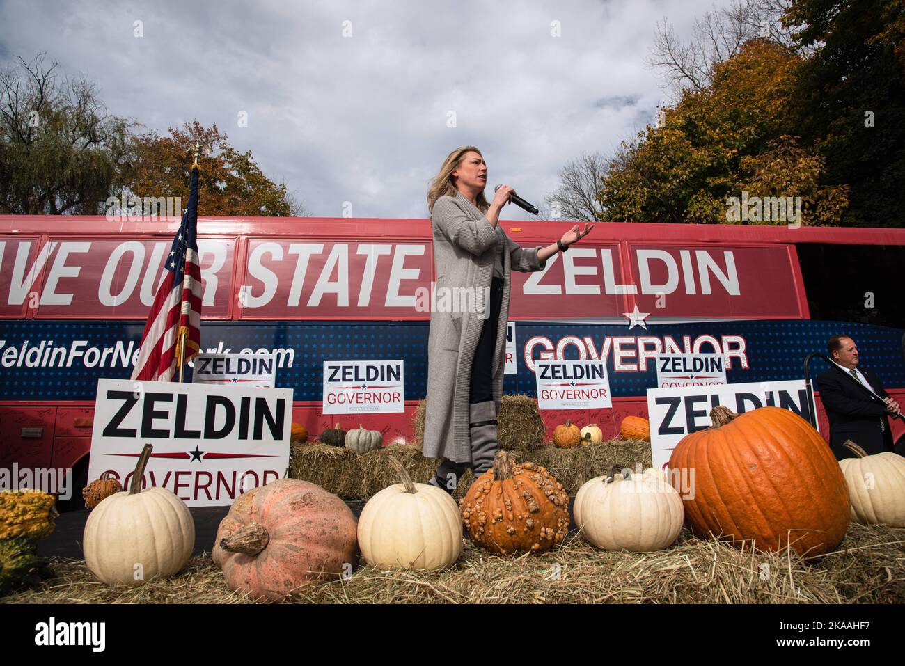Pleasantville, New York, USA. 31st Oct, 2022. Alison Esposito at a ...
