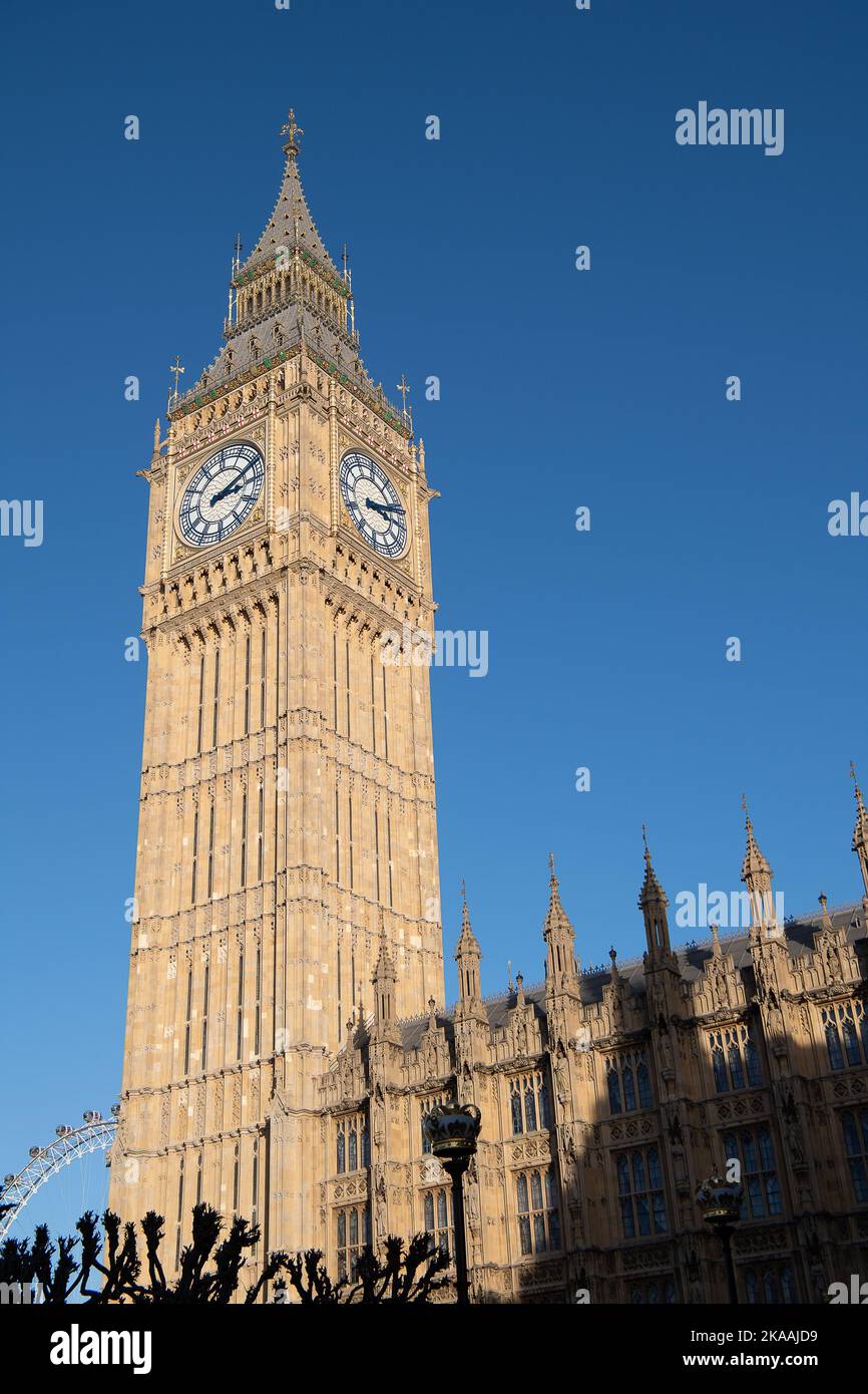 Westminster, London, UK. 1st November, 2022. The Palace of Westminster ...