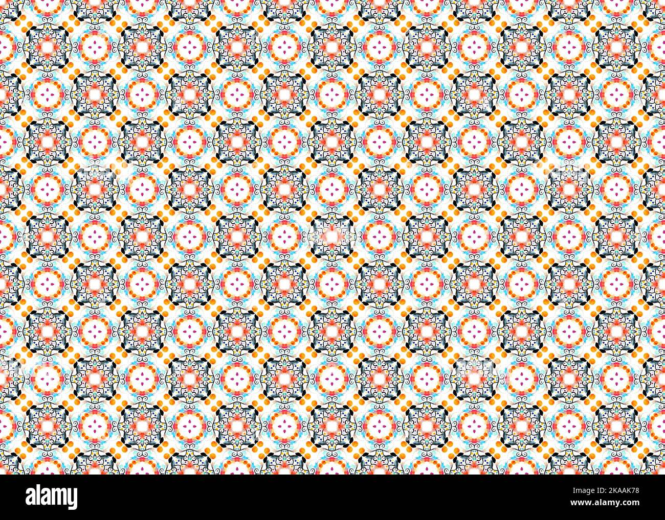 Seamless repeating pattern illustration, useful for fabric, wallpaper ...