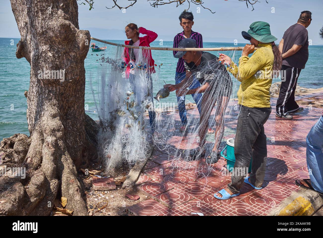 Fishing Village Crab Market Kep Cambodia Stock Photo - Alamy