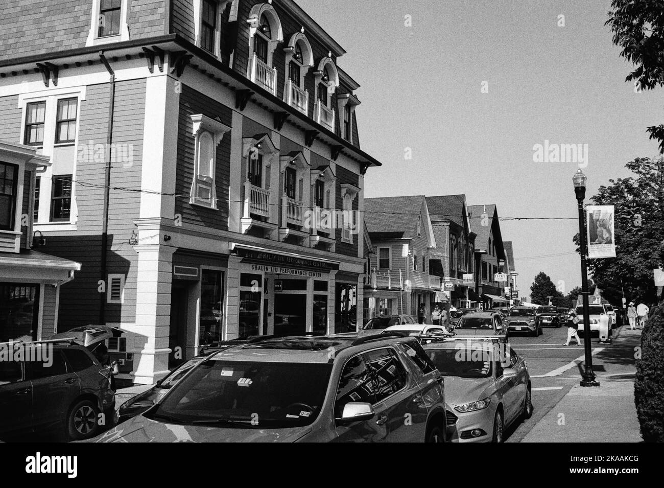 A view of the Shalin Liu Performance Center from the streen in Rockport ...