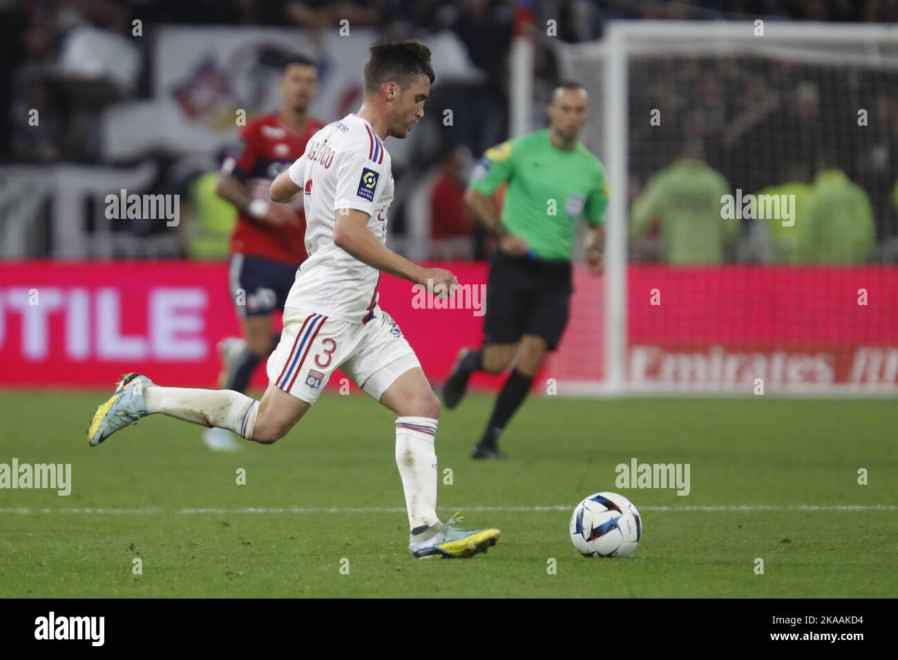 Nicolas TAGLIAFICO of Lyon during the French championship Ligue 1 ...