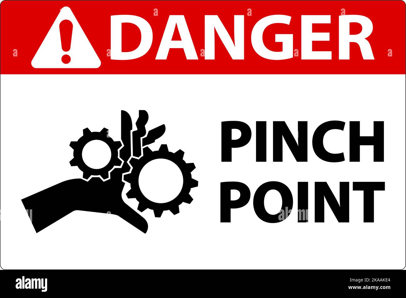 Danger pinch point moving Stock Vector Images - Alamy