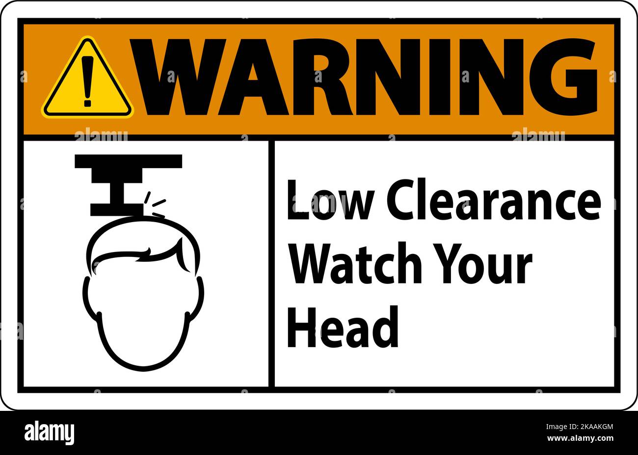 Warning Low Clearance Watch Your Head Sign Stock Vector Image & Art - Alamy Warning Low Clearance Watch Your Head Sign Stock Vector Image & Art - Alamy