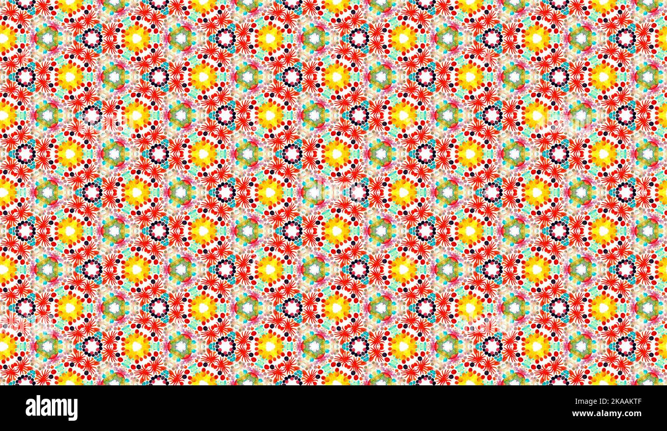 Seamless repeating pattern illustration, useful for fabric, wallpaper ...