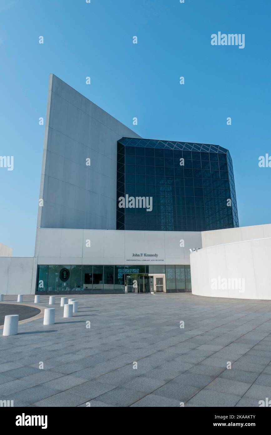 President John F Kennedy Library in Dorchester Boston Massachusetts ...