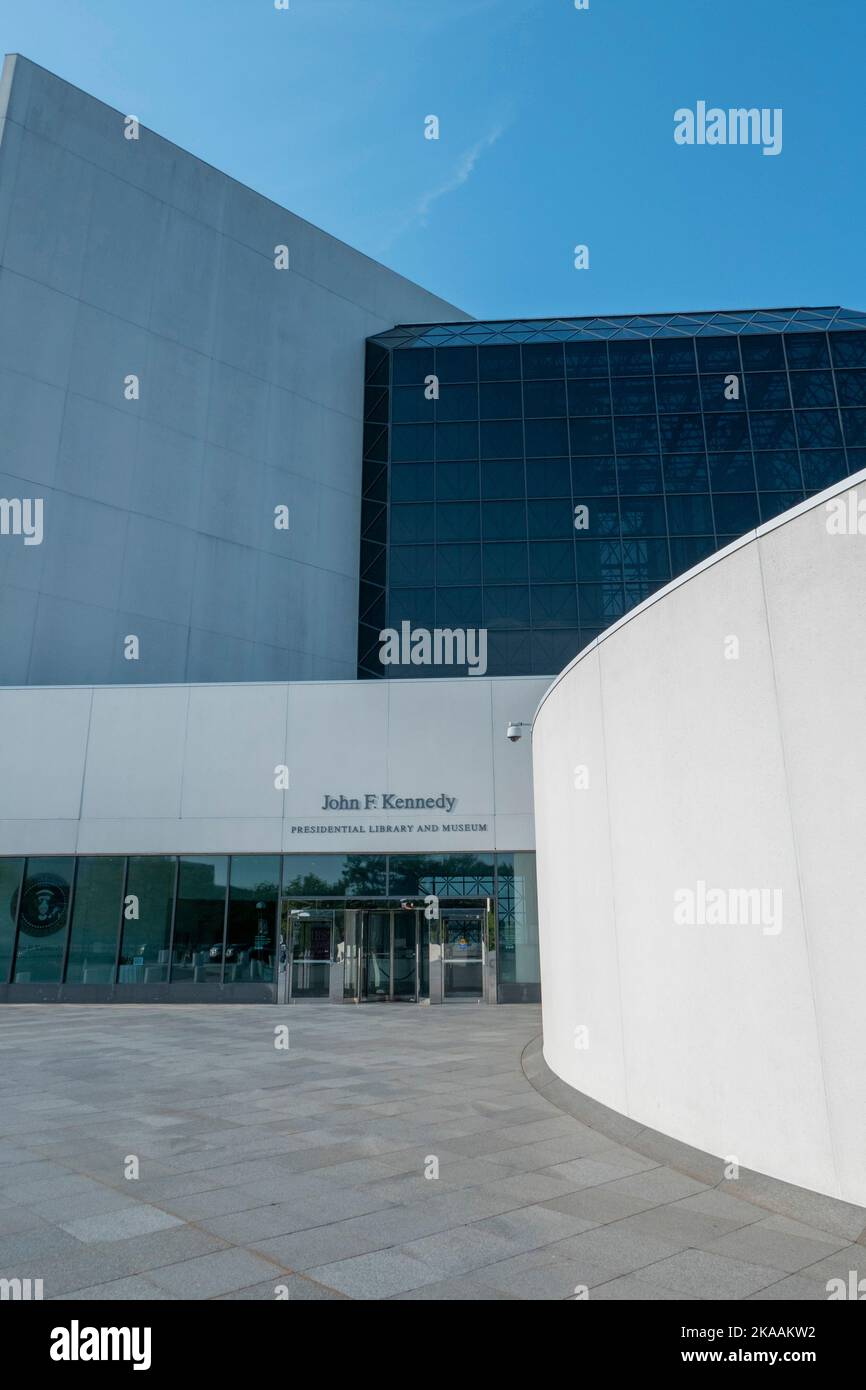 President John F Kennedy Library in Dorchester Boston Massachusetts ...