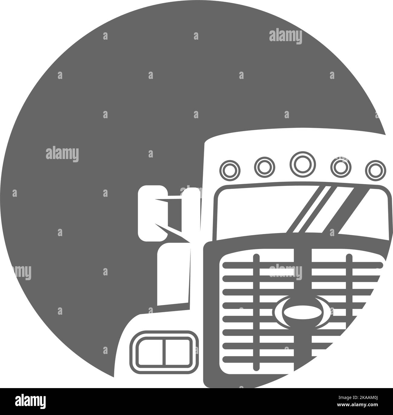 Truck logo icon design illustration vector Stock Vector Image & Art - Alamy