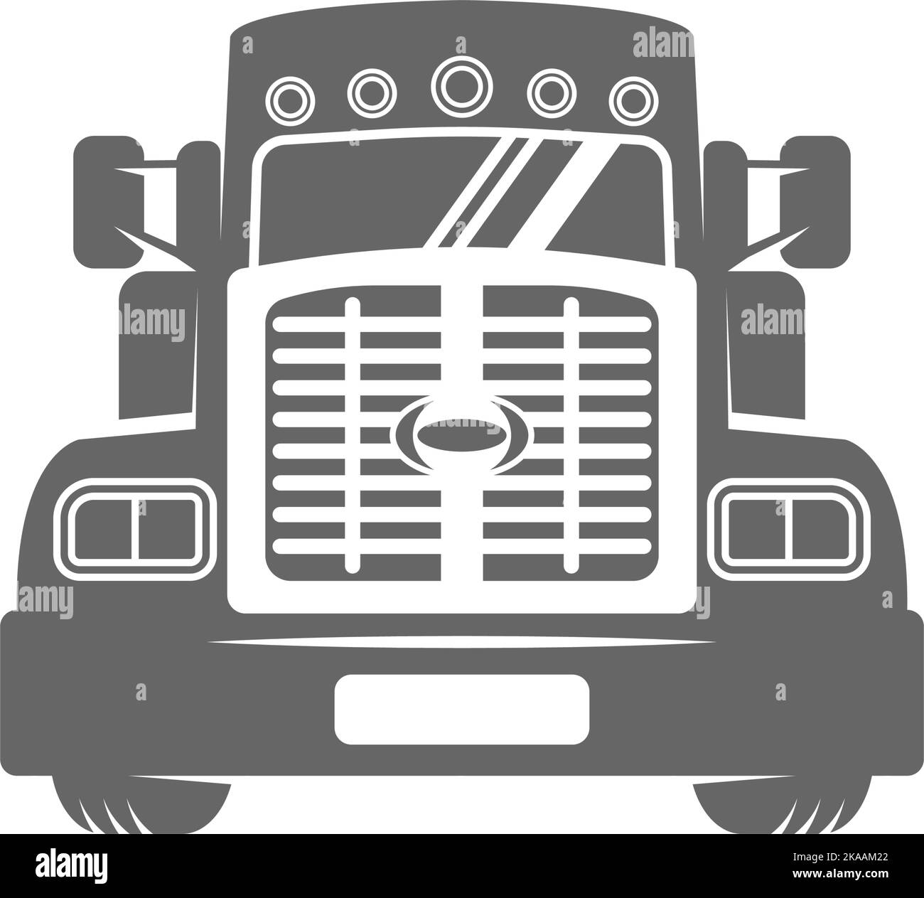 Truck logo icon design illustration vector Stock Vector Image & Art - Alamy