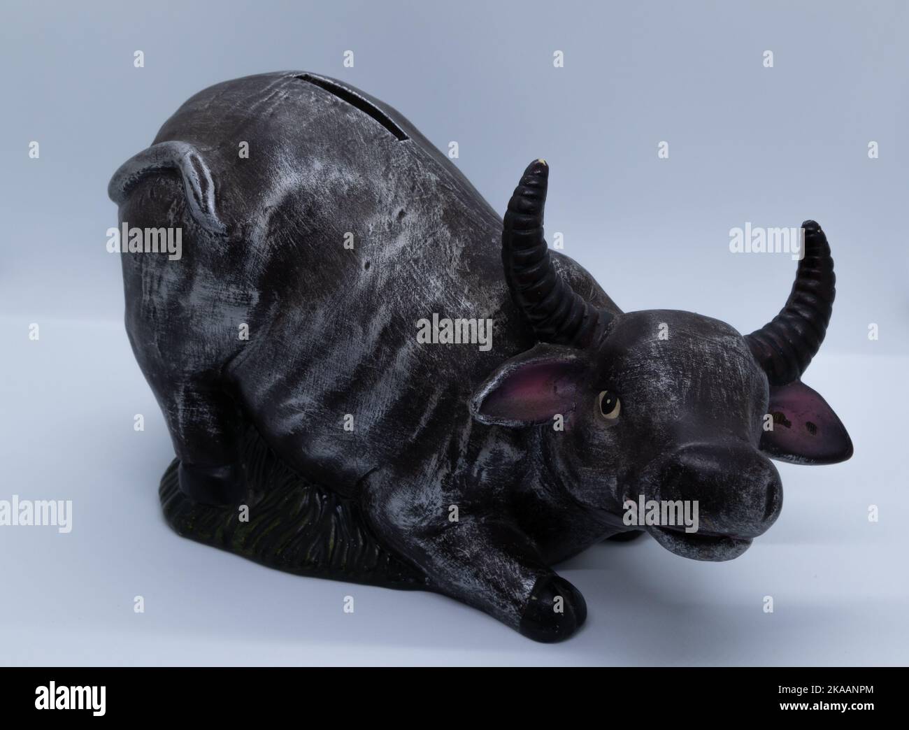 Decoration of a bull made of bronze Stock Photo - Alamy
