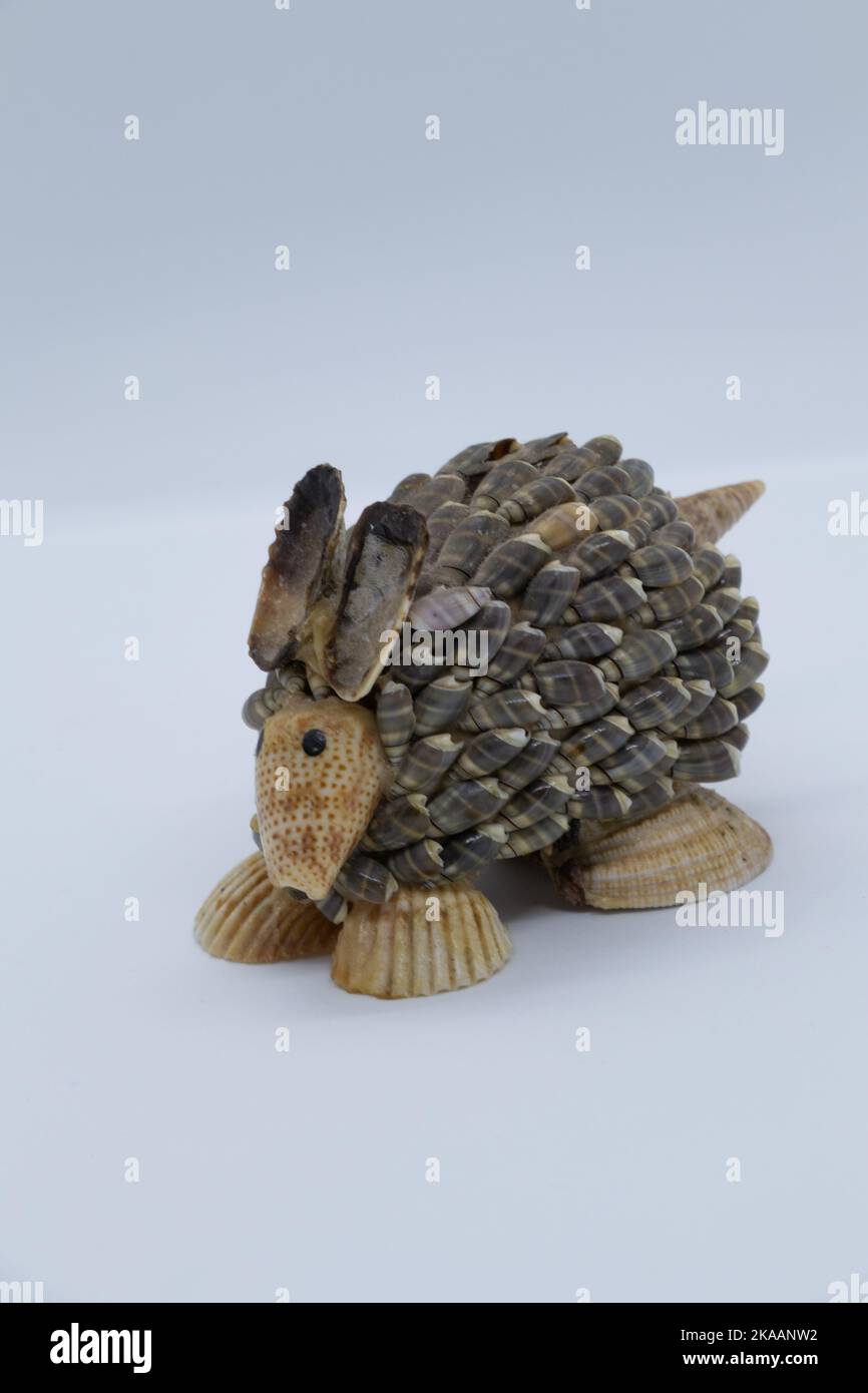 Handmade crafts with sea shells from Costa Rica Stock Photo - Alamy