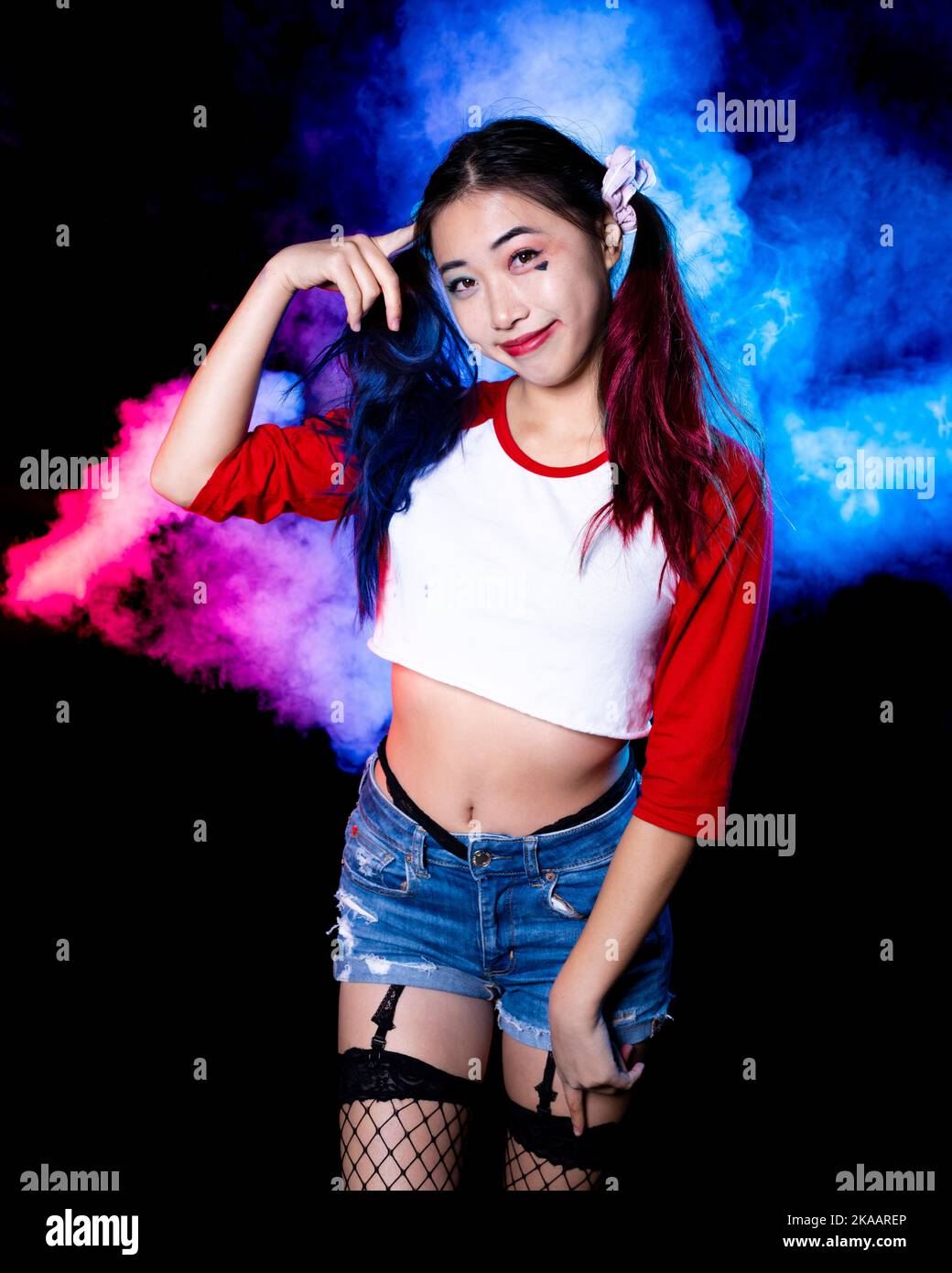 Harley quinn portrait hi-res stock photography and images - Alamy