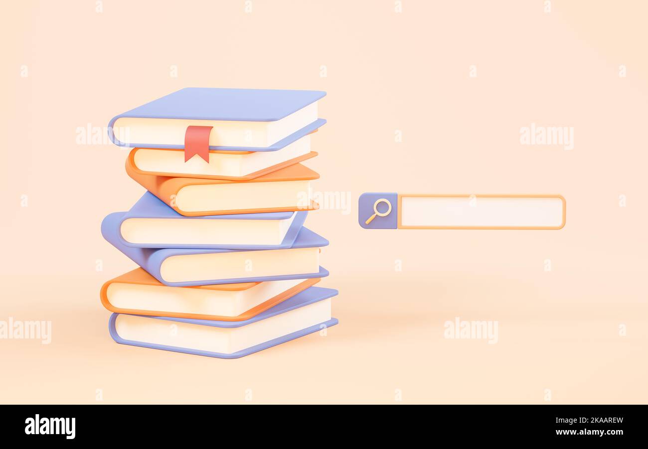 Stacked books cartoon hi-res stock photography and images - Alamy
