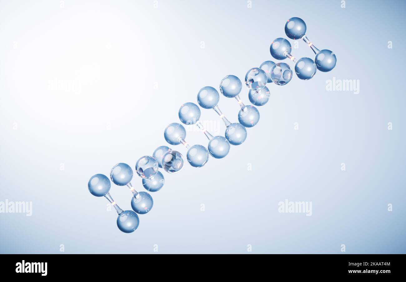 DNA and biology concept, 3d rendering. Digital drawing Stock Photo - Alamy