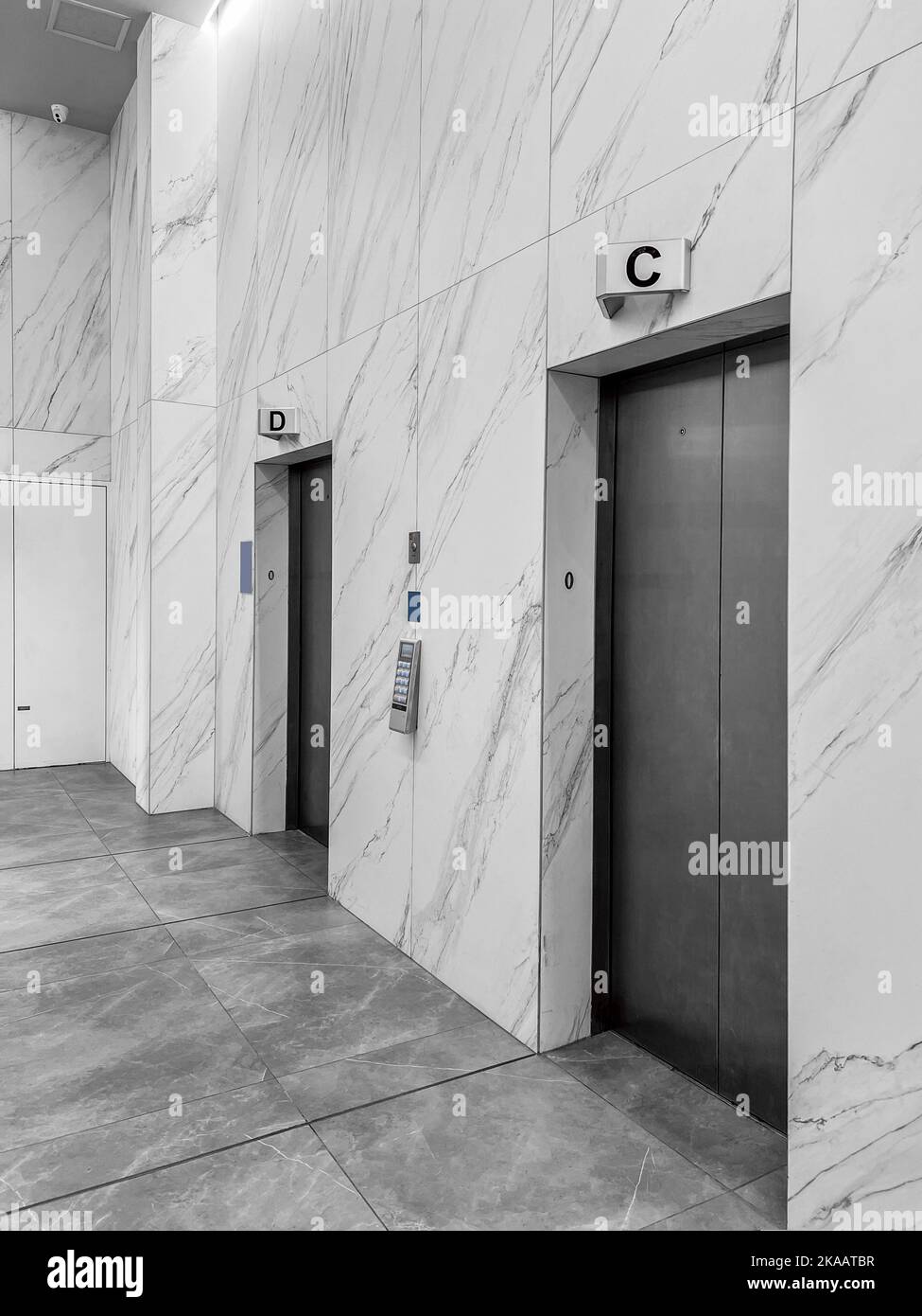 Modern elevator in residential building Stock Photo - Alamy