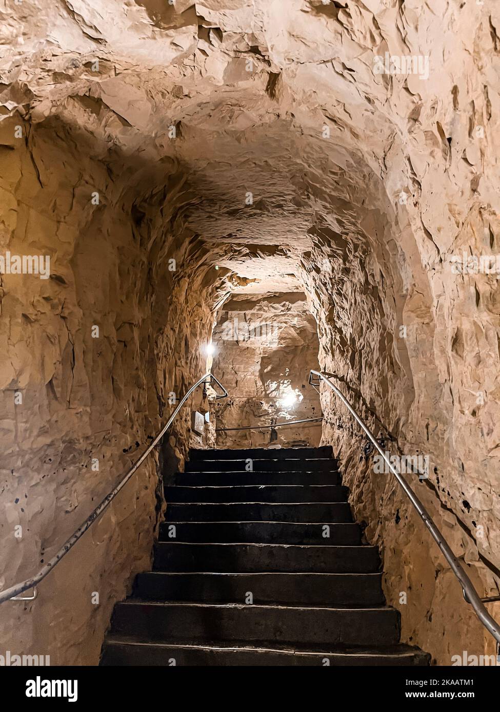 View of pathway in old cave Stock Photo - Alamy