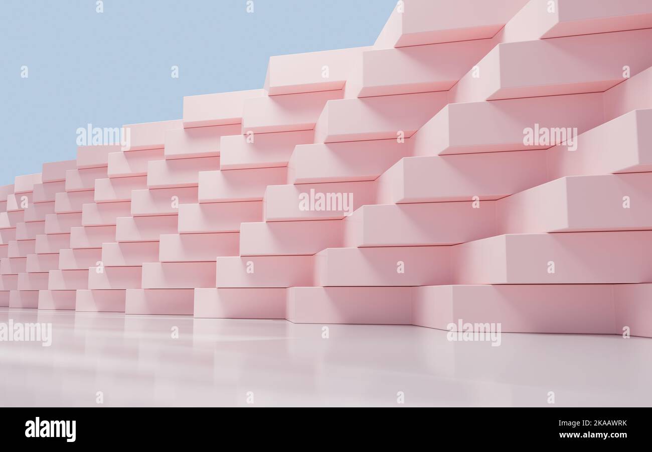 Abstract cube structure, 3d rendering. Digital drawing Stock Photo - Alamy