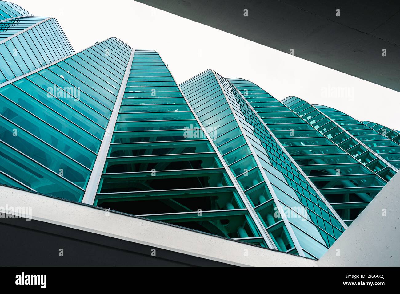 Architecture and buildings over City of Arts and Sciences in Valencia ...