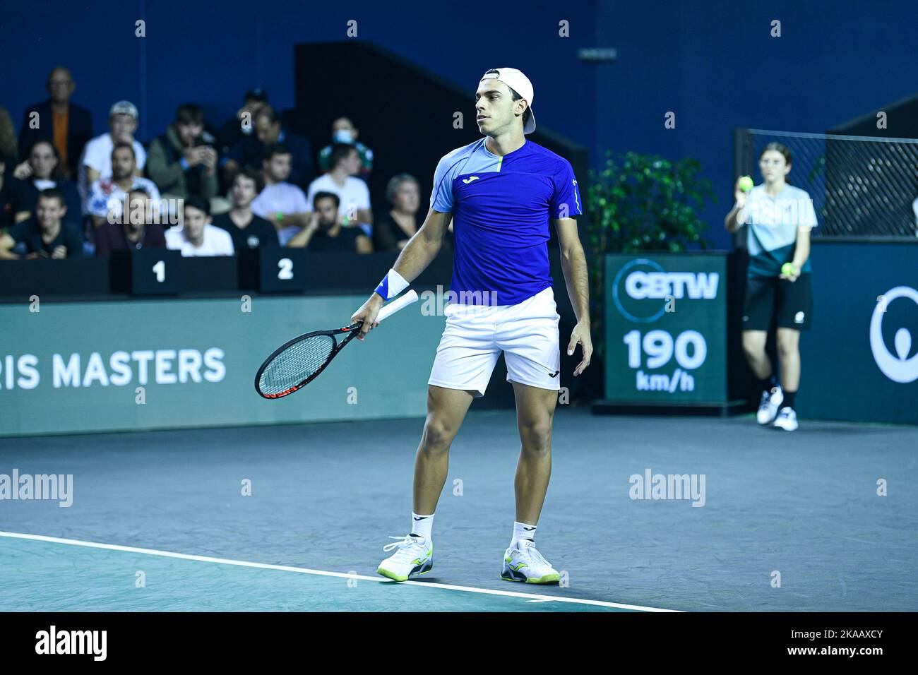 Paris, France. November, 1, 2022, Francisco Cerundolo of Argentina ...