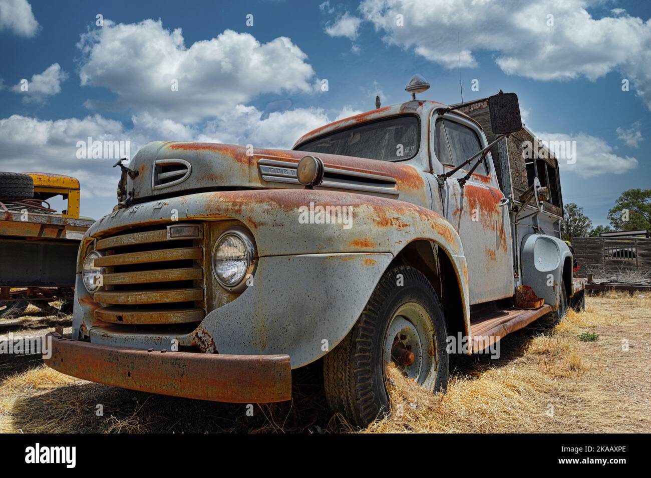 Classic Line rust and Patina in the hot New Mexico Sun Stock Photo - Alamy