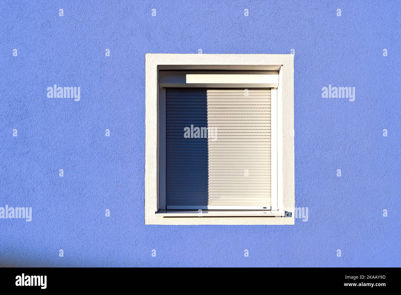 detail of house facade with window Stock Photo - Alamy