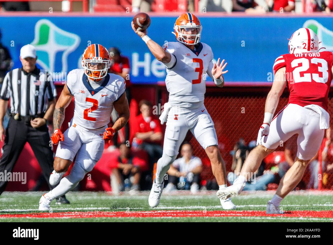October 29, 2022 - Lincoln, NE. U.S. Illinois Fighting Illini ...
