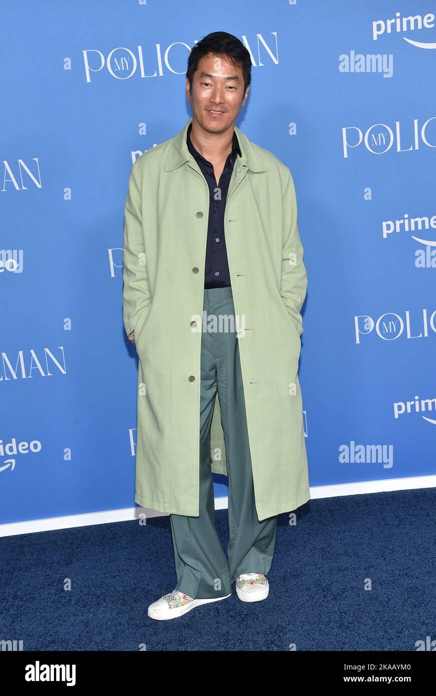 Westwood, CA, November 1, 2022. Leonardo Nam arriving at the Los ...