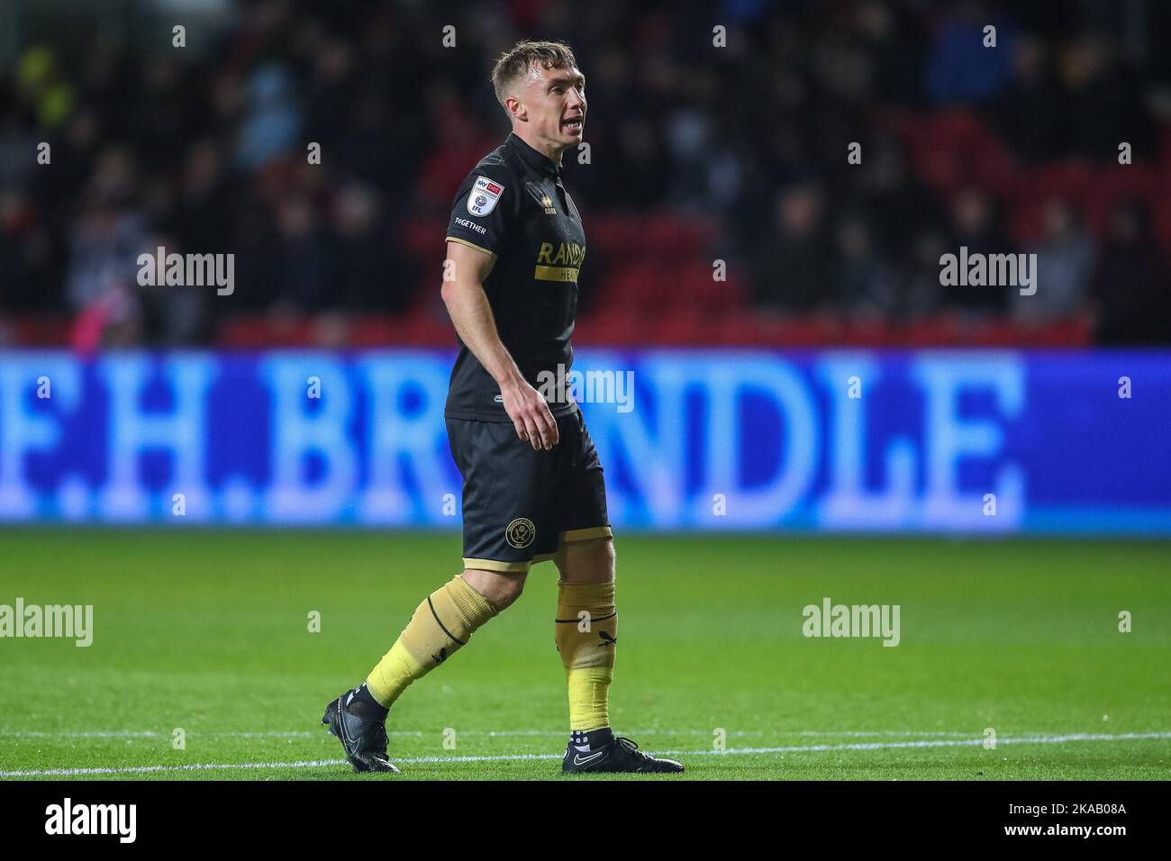Ben Osborn #23 of Sheffield United during the Sky Bet Championship ...