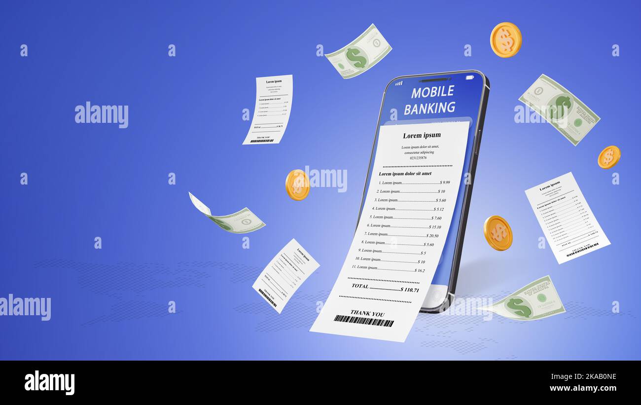 Digital invoices hi-res stock photography and images - Alamy