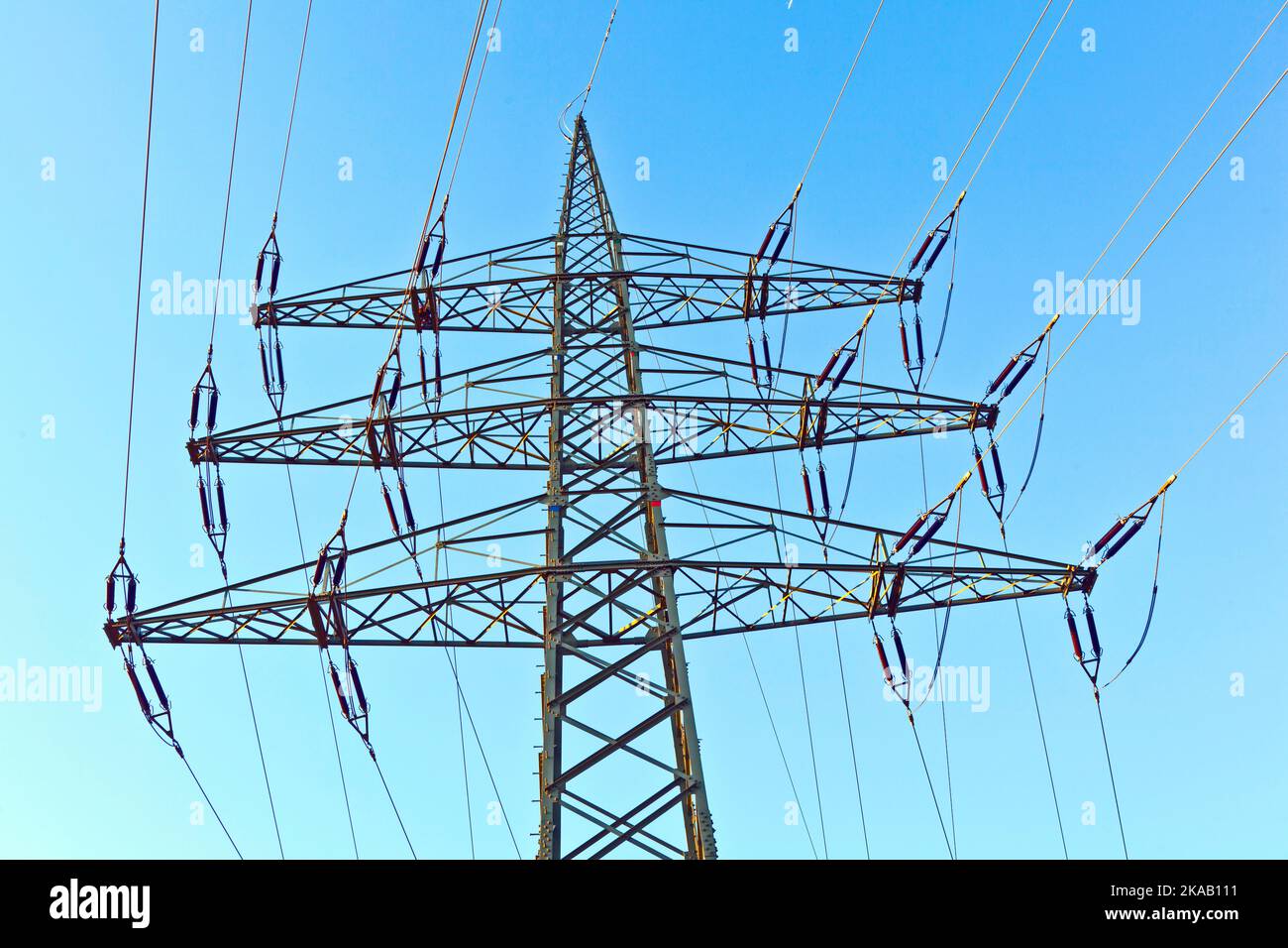 power transmission tower Stock Photo - Alamy