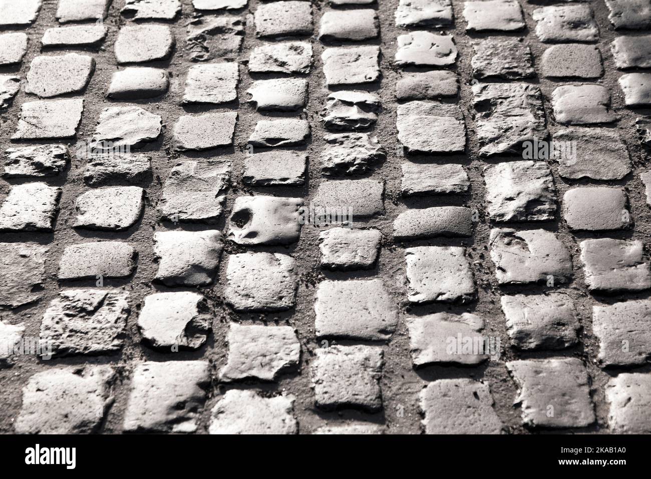 old cobble stone street In Frankfurt Stock Photo - Alamy