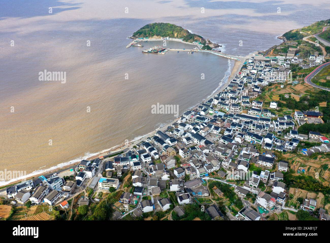 ZHOUSHAN, CHINA - NOVEMBER 1, 2022 - An aerial photo shows Liangzhi ...