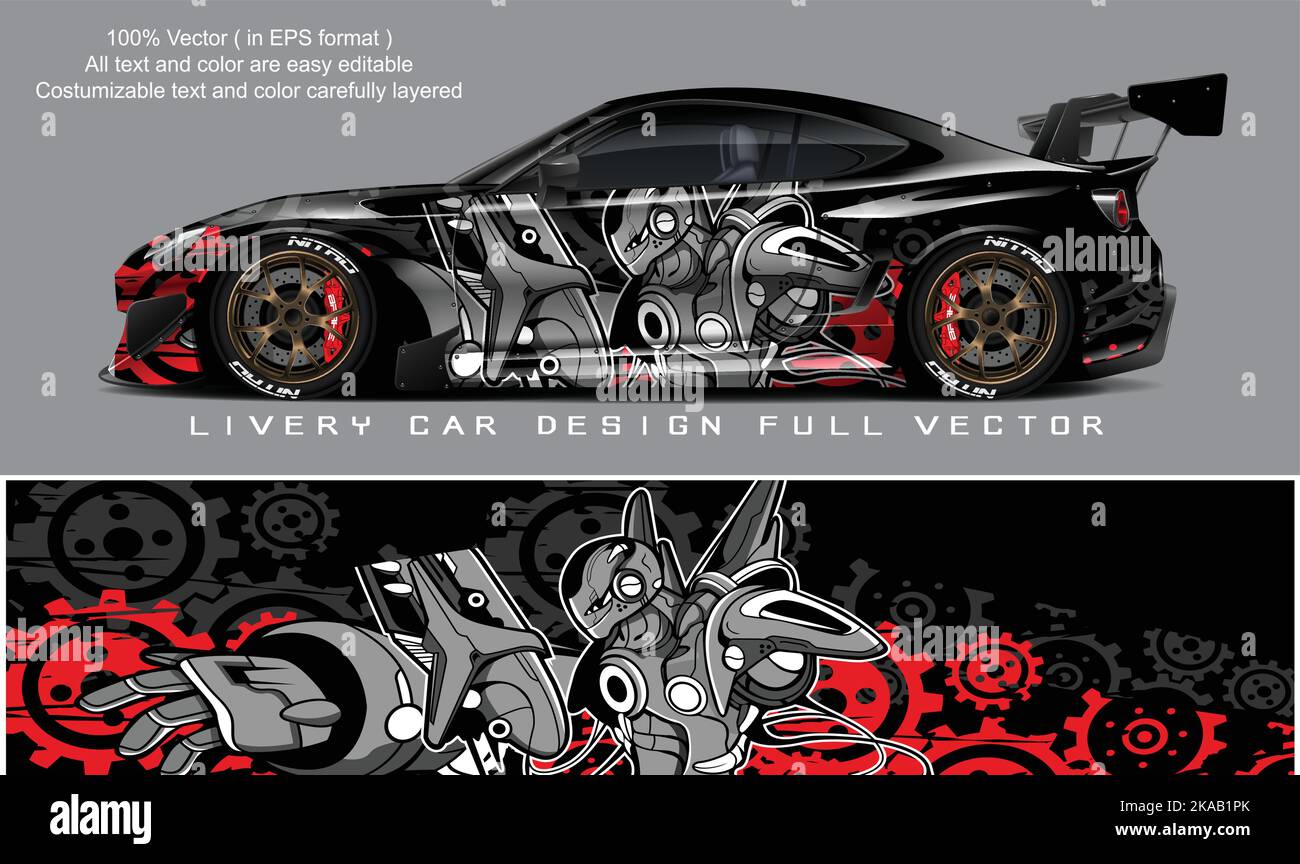 livery strip design for racing motif cars Stock Vector Image & Art - Alamy