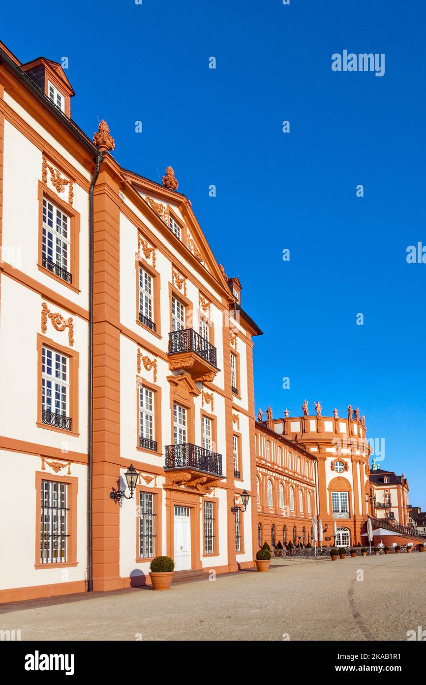 The palace of Wiesbaden Biebrich, Germany Stock Photo - Alamy