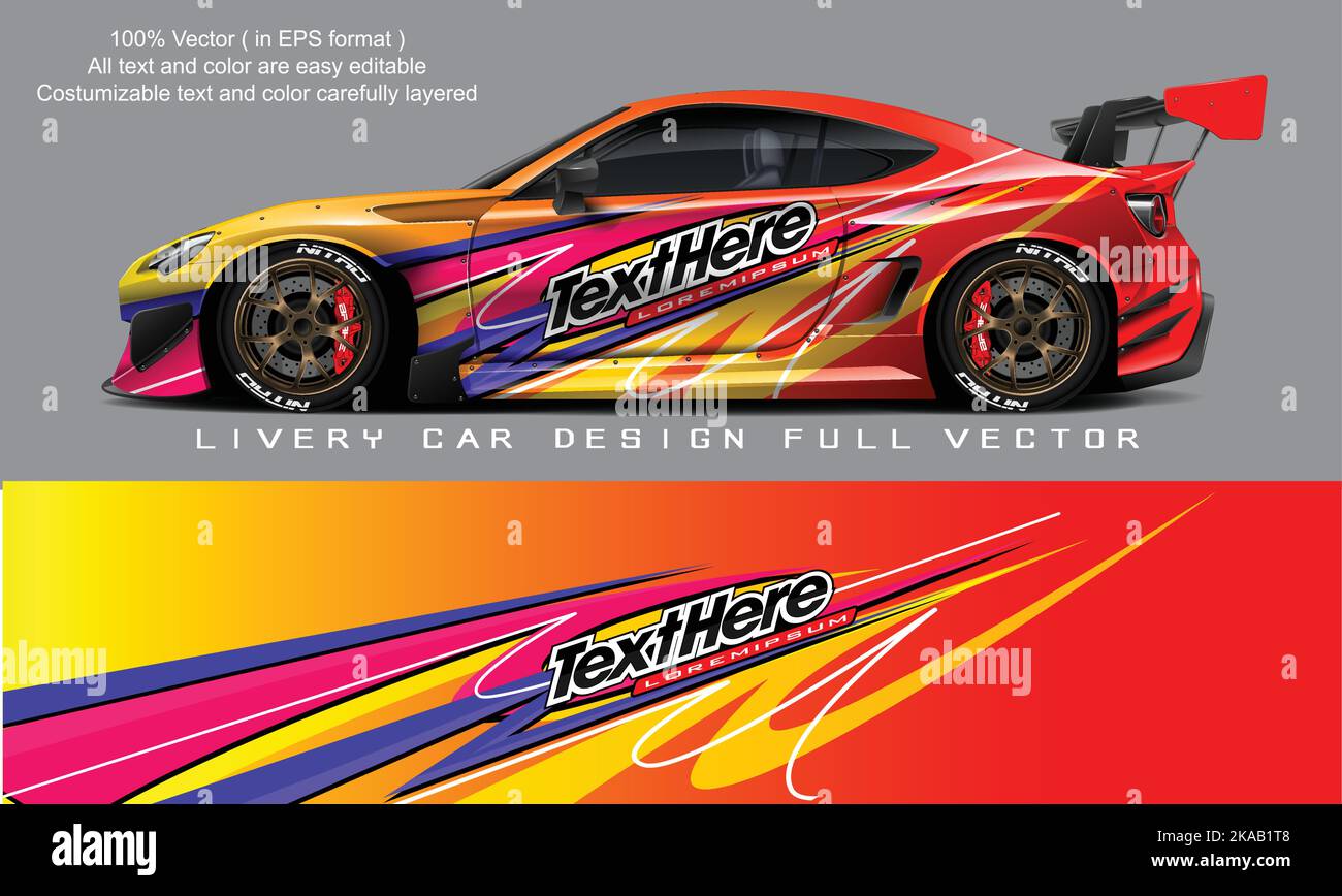 livery strip design for racing motif cars Stock Vector Image & Art - Alamy
