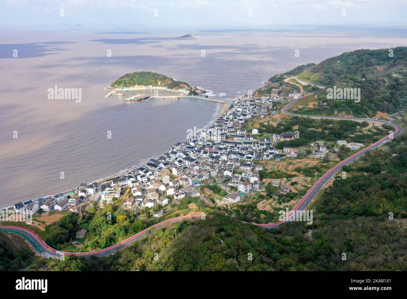 ZHOUSHAN, CHINA - NOVEMBER 1, 2022 - An aerial photo shows Liangzhi ...